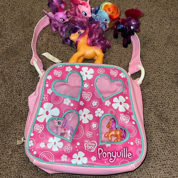 My Little Pony | Toys | Vintage My Little Pony Ponyville Bag Purse With ...
